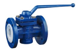 PTFE Lined Plug Valve, PFA Lined Plug Valves, SS 304, 316 PTFE Lined ...